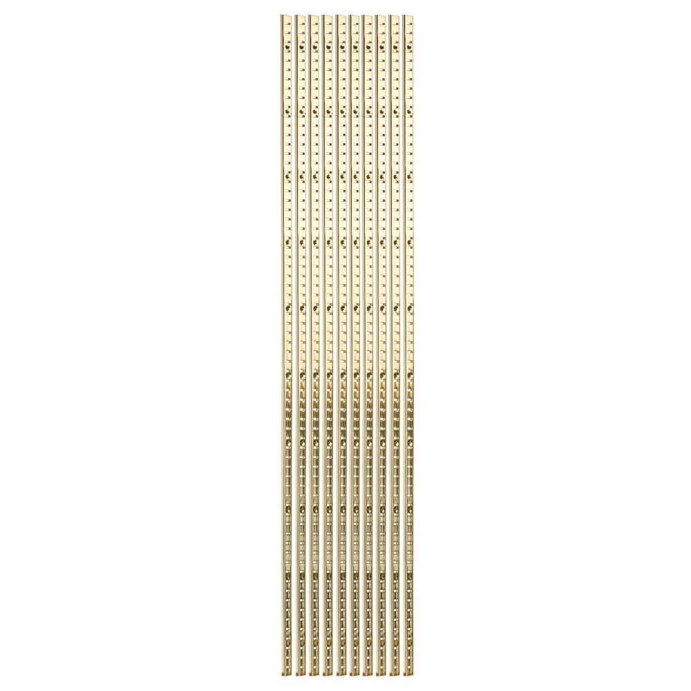 Bookcase Strips 980mm x 16mm 10 Pack - Screwfix