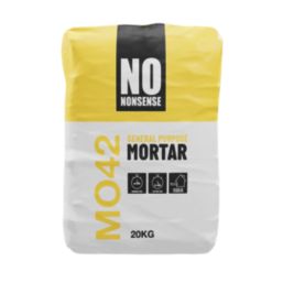 No Nonsense MO42 Multipurpose Mortar Grey 20kg - Screwfix