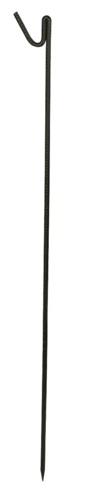Roughneck 64-600 Fencing Pins 1.2m x 10mm Black 10 Pack - Screwfix