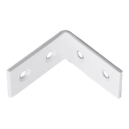 Essentials Angle Bracket Silver 40mm x 40mm x 20mm - Screwfix