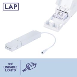 LAP Square 595mm x 595mm LED Panel Light White 36W 3600lm - Screwfix