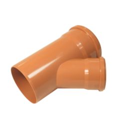 FloPlast Push-Fit 45° Double Socket Unequal Junction 160mm x 110mm ...