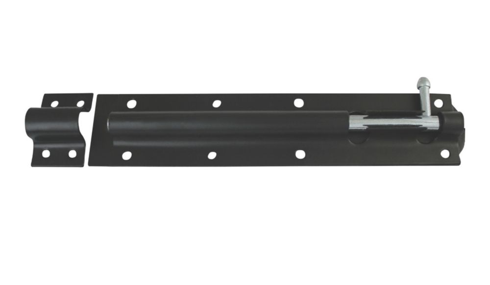 Smith & Locke Tower Gate Bolt Black 152mm - Screwfix