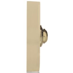 Byron DBW-21027 Wired Bell Push Brass - Screwfix