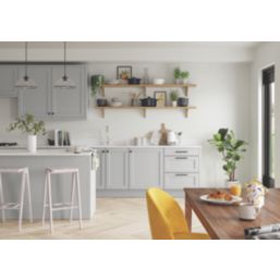 Dulux Easycare 2.5Ltr White Mist Matt Emulsion Kitchen Paint - Screwfix