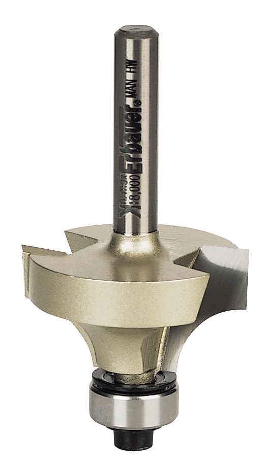 Erbauer 1/4" Shank Rounding-Over Bit 31.8mm x 17.5mm - Screwfix