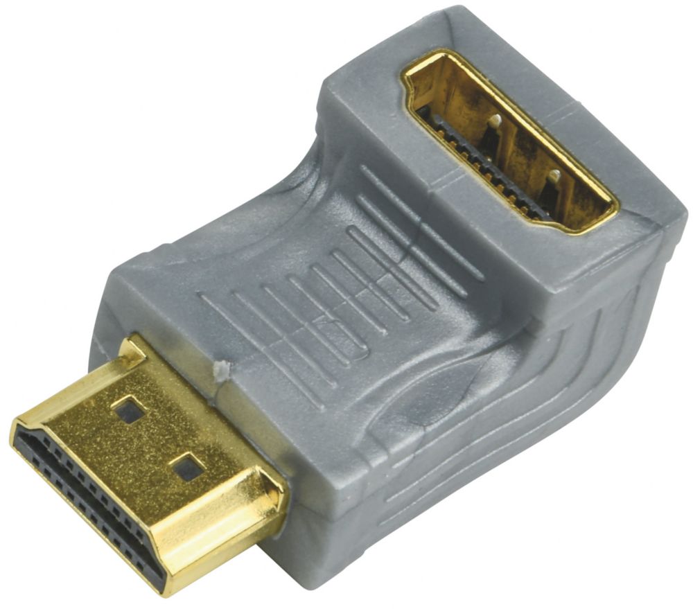Labgear HDMI Right Angle 90° Adaptor - Screwfix