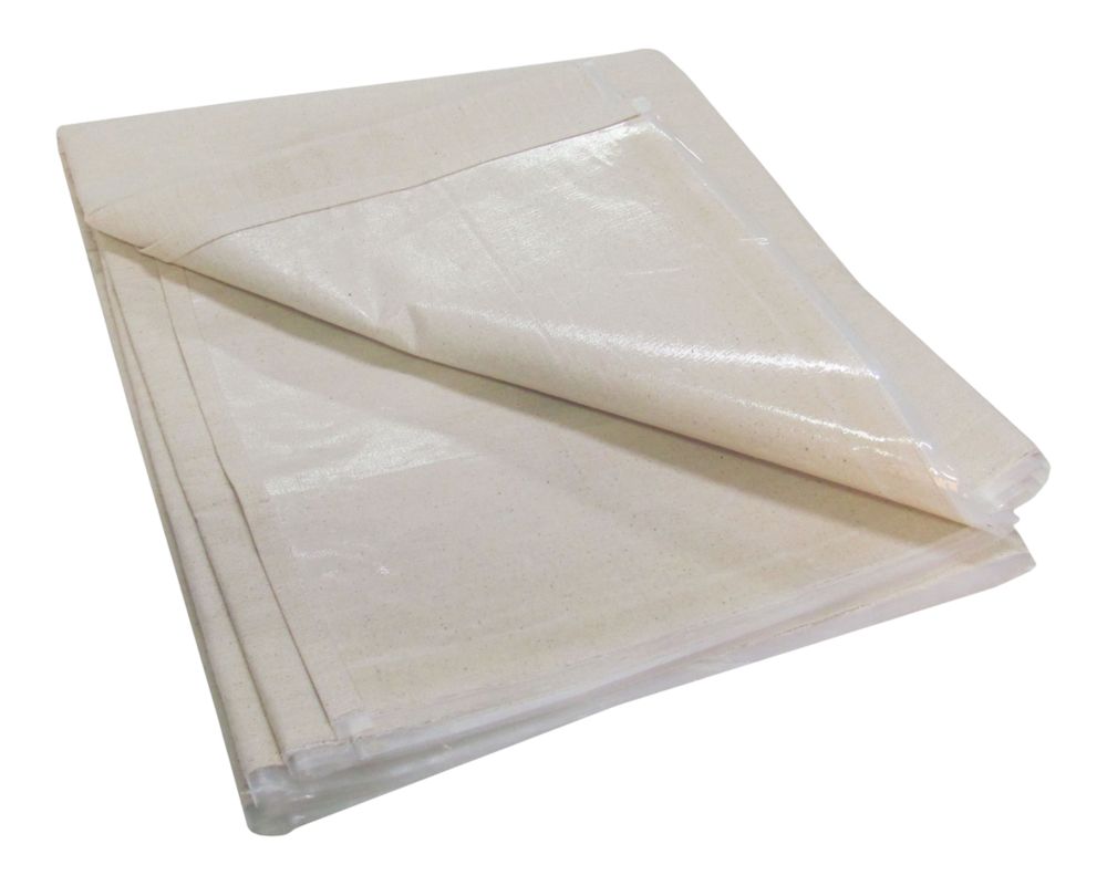 Fortress Trade Cotton Dust Sheet 12' x 9' - Screwfix