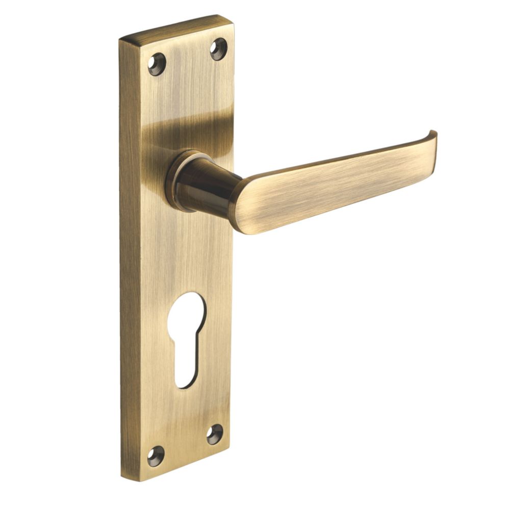 Designer Levers Victorian Fire Rated Long Straight Lever Euro Lock Door ...