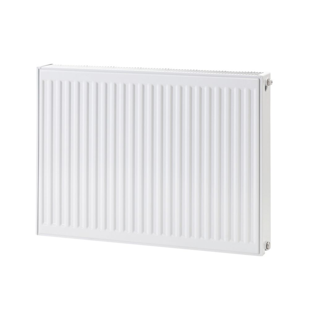 Flomasta 600mm x 800mm 4666BTU White Type 22 Convector Radiator - Screwfix