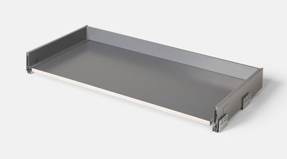 Essentials Soto Standard Drawer Box Matt Grey 1000mm - Screwfix