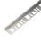 Diall 10mm Straight Aluminium Tile Trim Chrome 2.5m - Screwfix