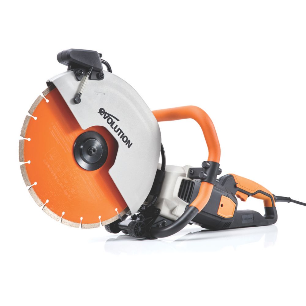 Evolution R350DCT 350mm Electric Disc Cutter 230V - Screwfix