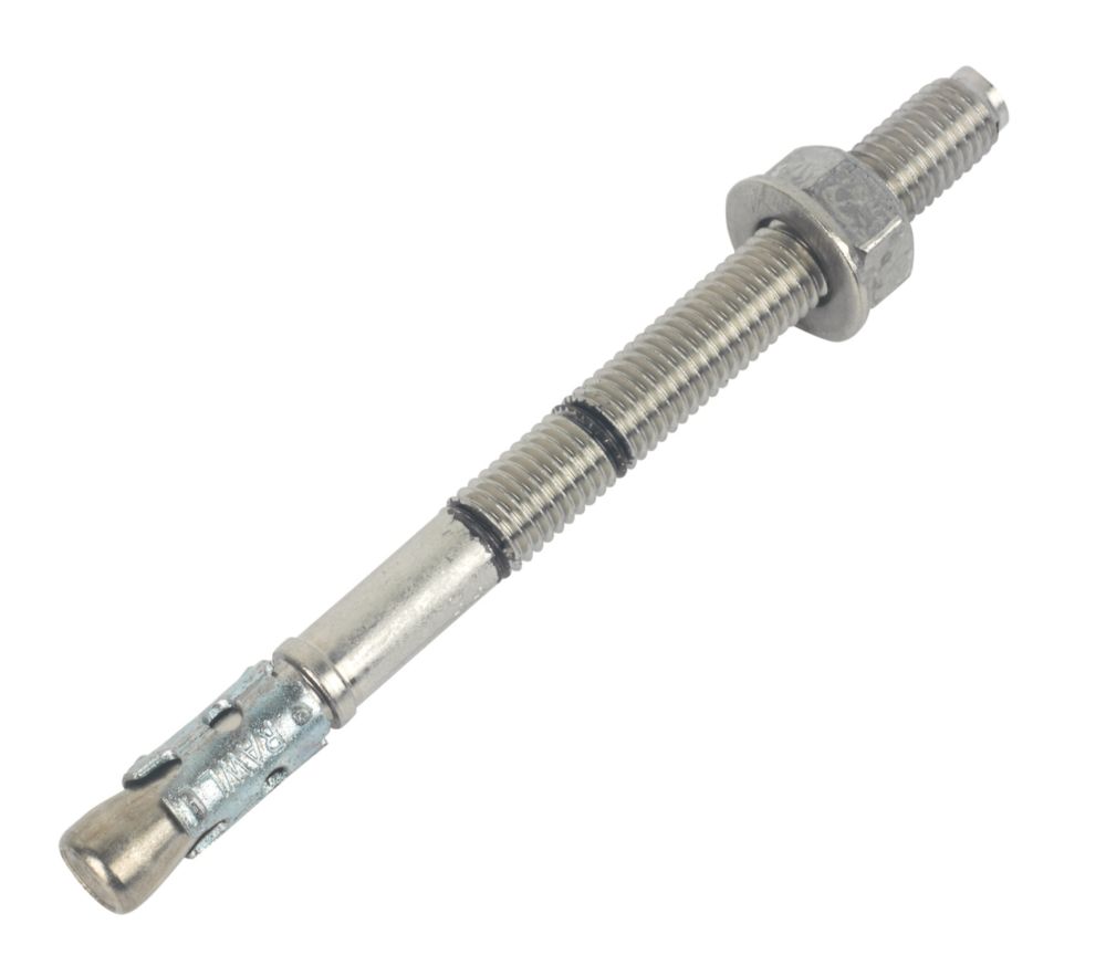 Rawlplug Throughbolts R-XPTIIA4 M12 x 150mm 50 Pack - Screwfix