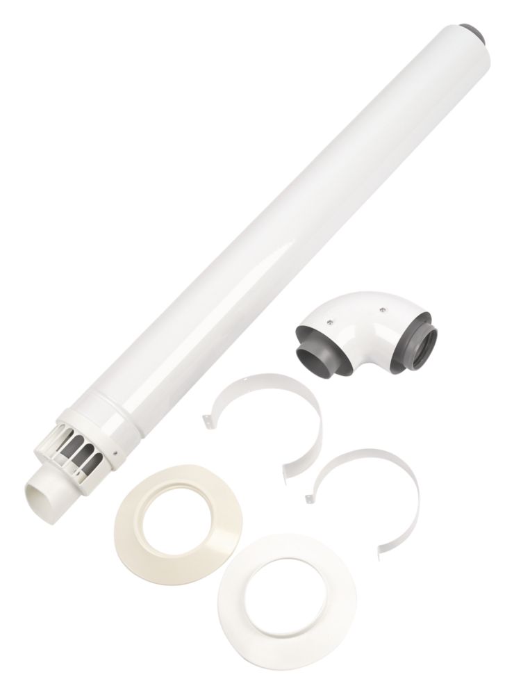 Ariston Horizontal Flue Kit 1000mm - Screwfix