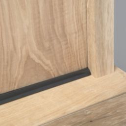 Stormguard Slimline Rain & Draught Excluder Black 914mm - Screwfix