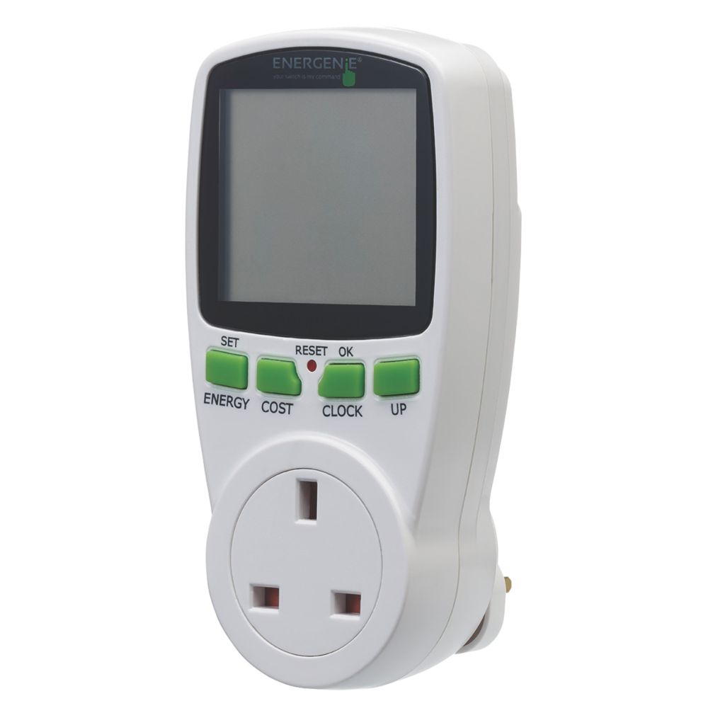 Energenie ENER007 Energy Saving Power Meter Socket | Energy Monitors ...