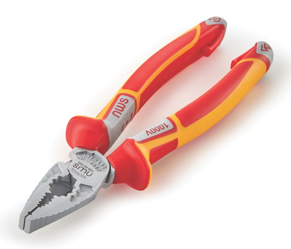 NWS VDE Combi Pliers 8" (205mm) - Screwfix