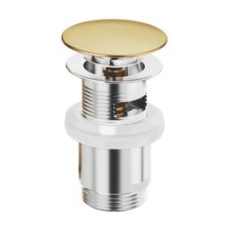 Swirl Melba Gold 143mm Cloakroom Lever Mono Basin Mixer Tap With ...