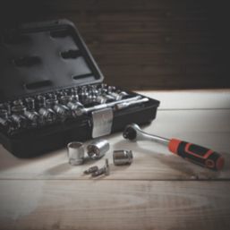 Magnusson 3/8" Drive Socket set 40 Pcs - Screwfix