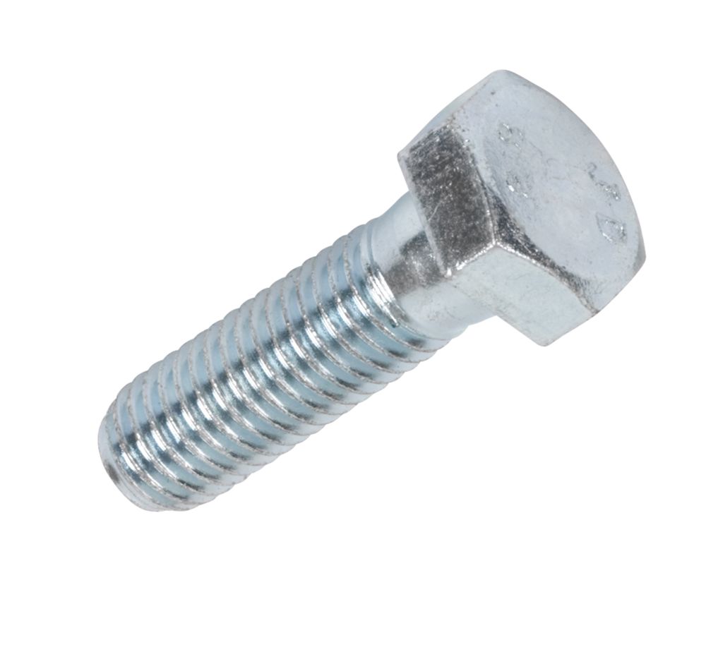 Easyfix Bright Zinc-Plated High Tensile Steel Hex Bolts M12 x 40mm 50 ...