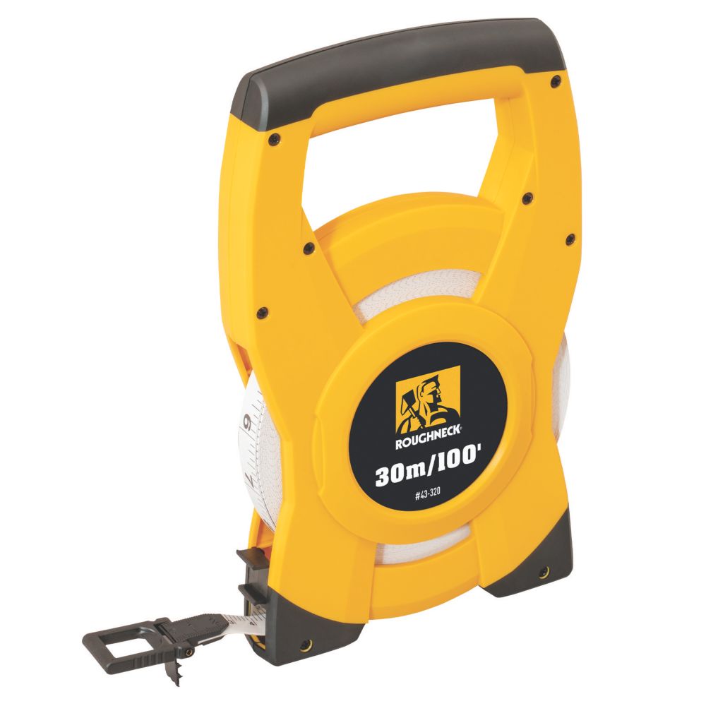 Roughneck Open 30m Tape Measure - Screwfix