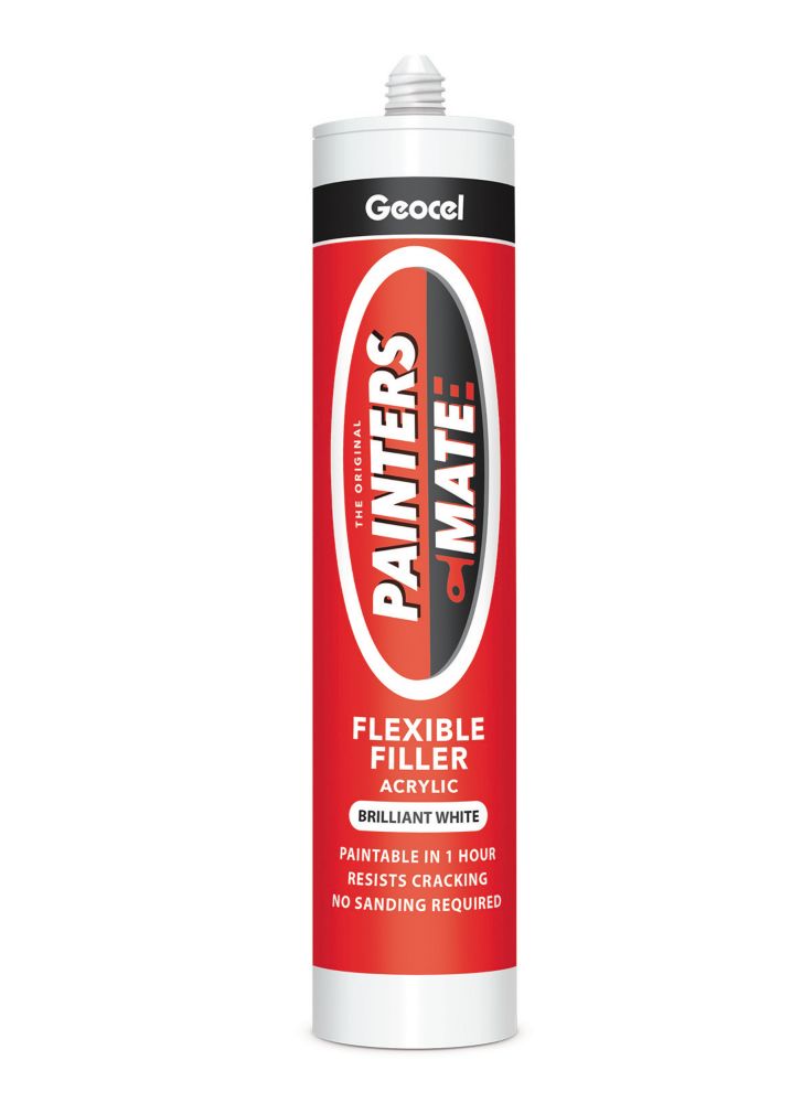 Geocel Painters Mate Flexible Acrylic Filler White 310ml - Screwfix