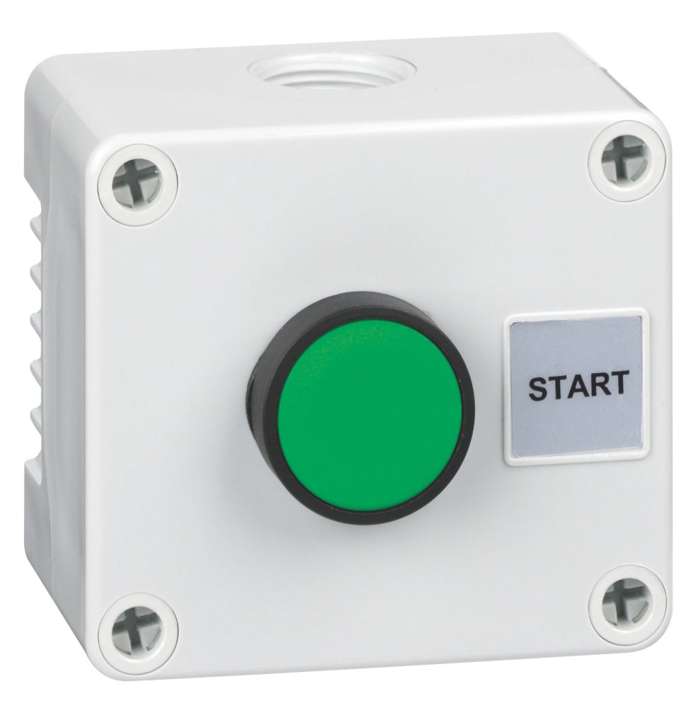 Hylec 1DE.01.06AG-SF Double Pole Flush Push-Button Isolator Switch NO ...