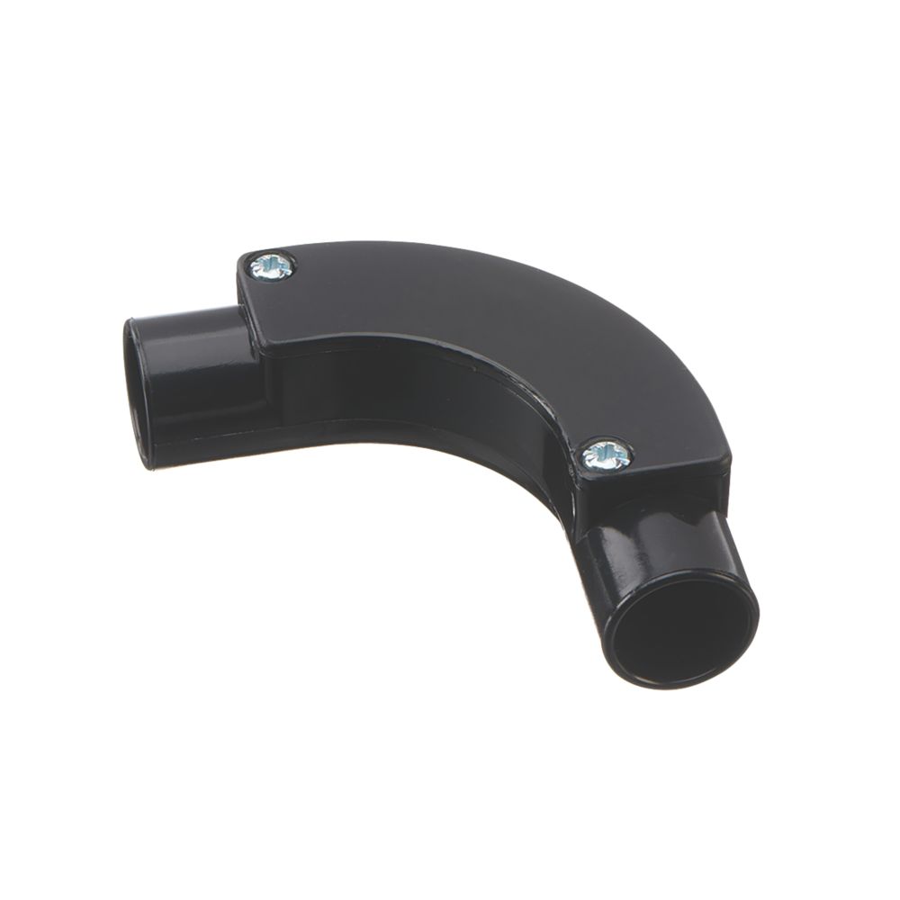 Deta TTE Black Inspection Bend 20mm - Screwfix