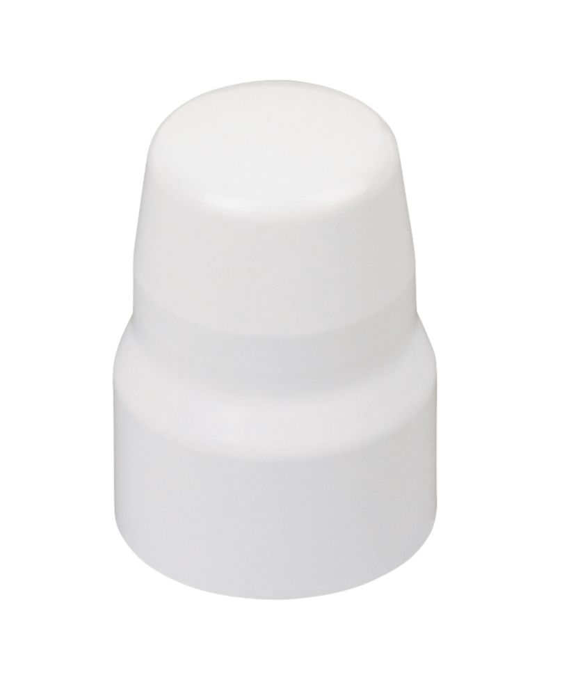 Essentials 25mm White Radiator Valve Cap - Screwfix