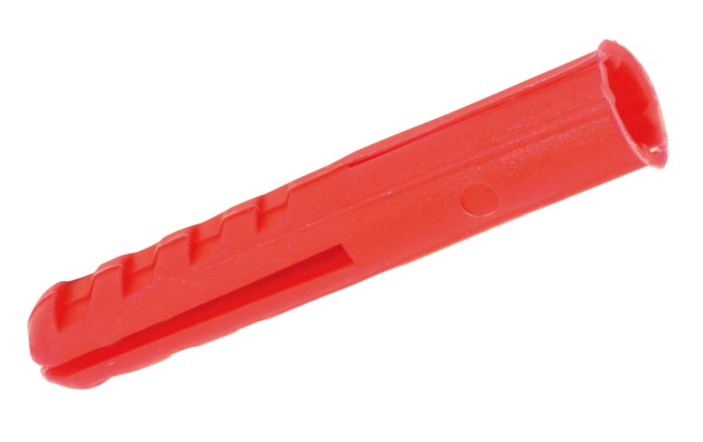 Rawlplug Plastic Wall Plugs 6mm x 35mm 100 Pack - Screwfix
