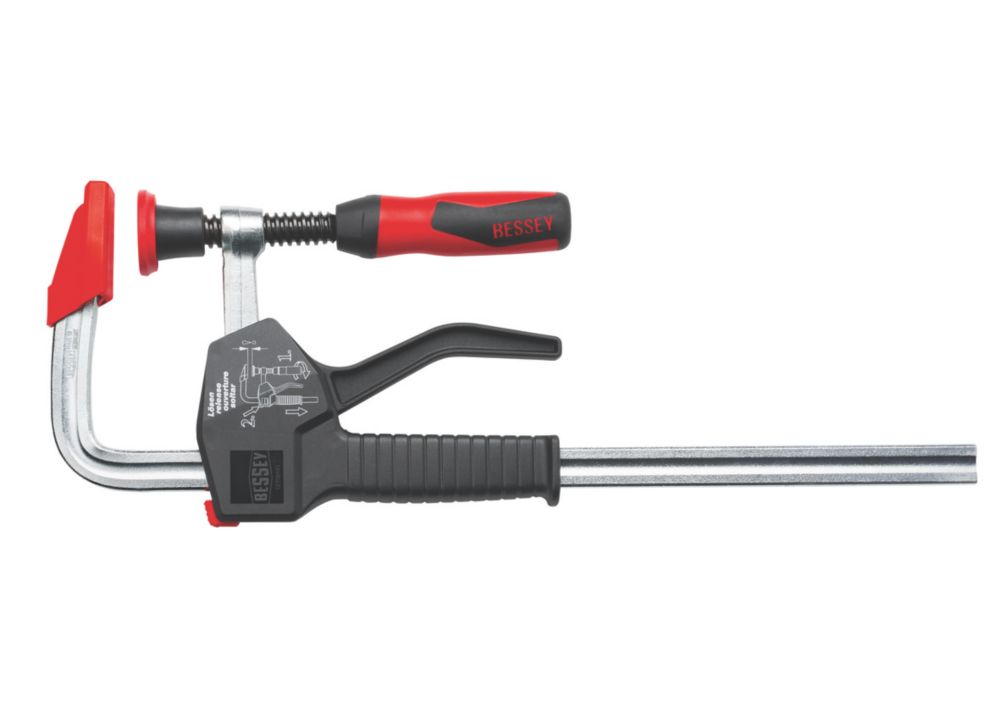 Bessey Powergrip Clamp 12" (300mm) - Screwfix
