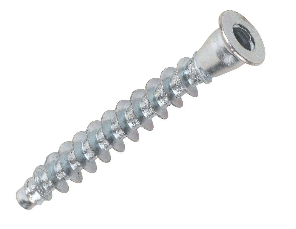 Confirmat Screws M7 x 50mm 100 Pack - Screwfix