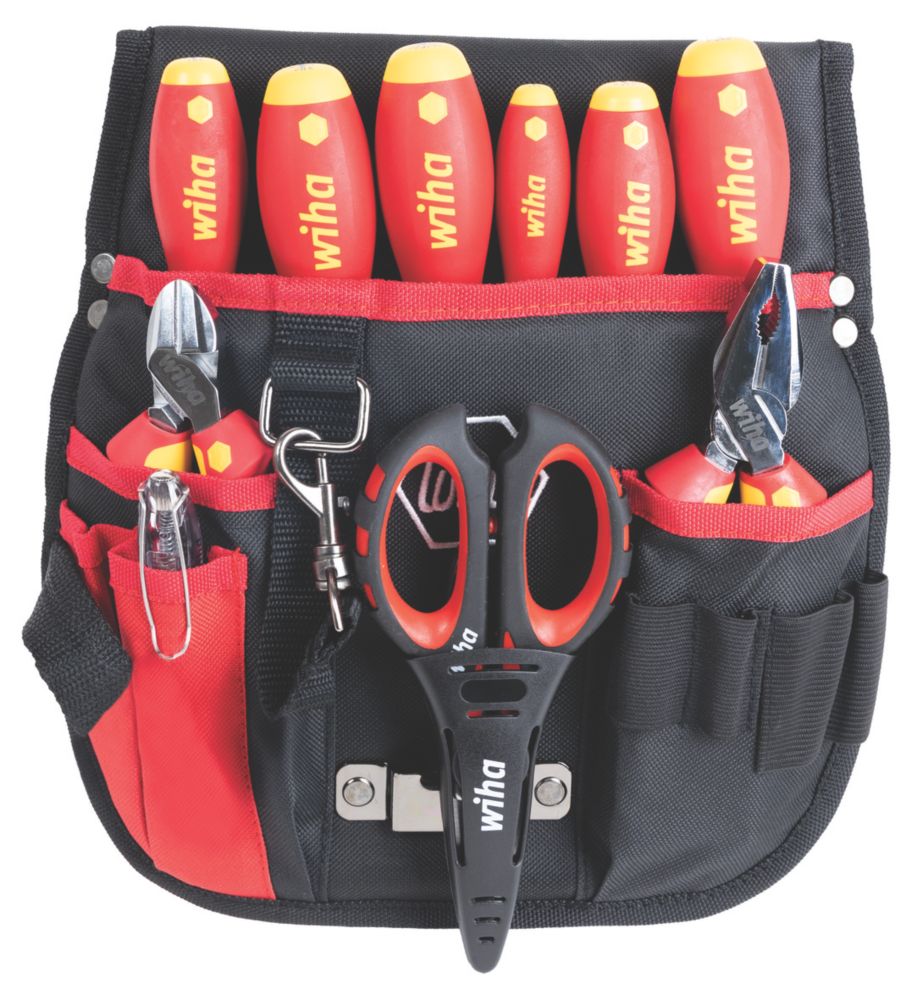 Wiha VDE Electricians Tool Set 11 Pieces - Screwfix