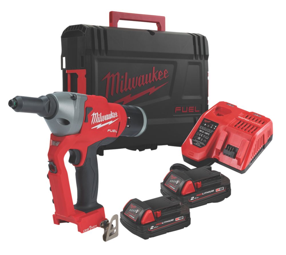 Milwaukee M18ONEFPRT-202X 18V 2 x 2.0Ah Li-Ion RedLithium Brushless ...