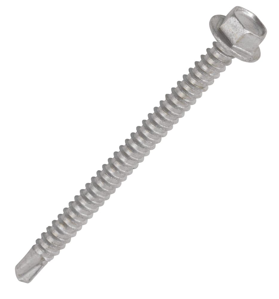 Timco Socket Self Drilling Roofing Screws 5.5mm x 25mm 100 Pack - Screwfix