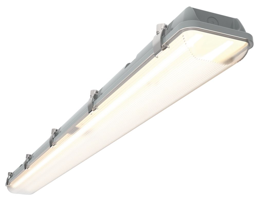 4lite Tornado Twin 6ft LED Non-Corrosive Batten Fitting 71W 7320lm 230V ...