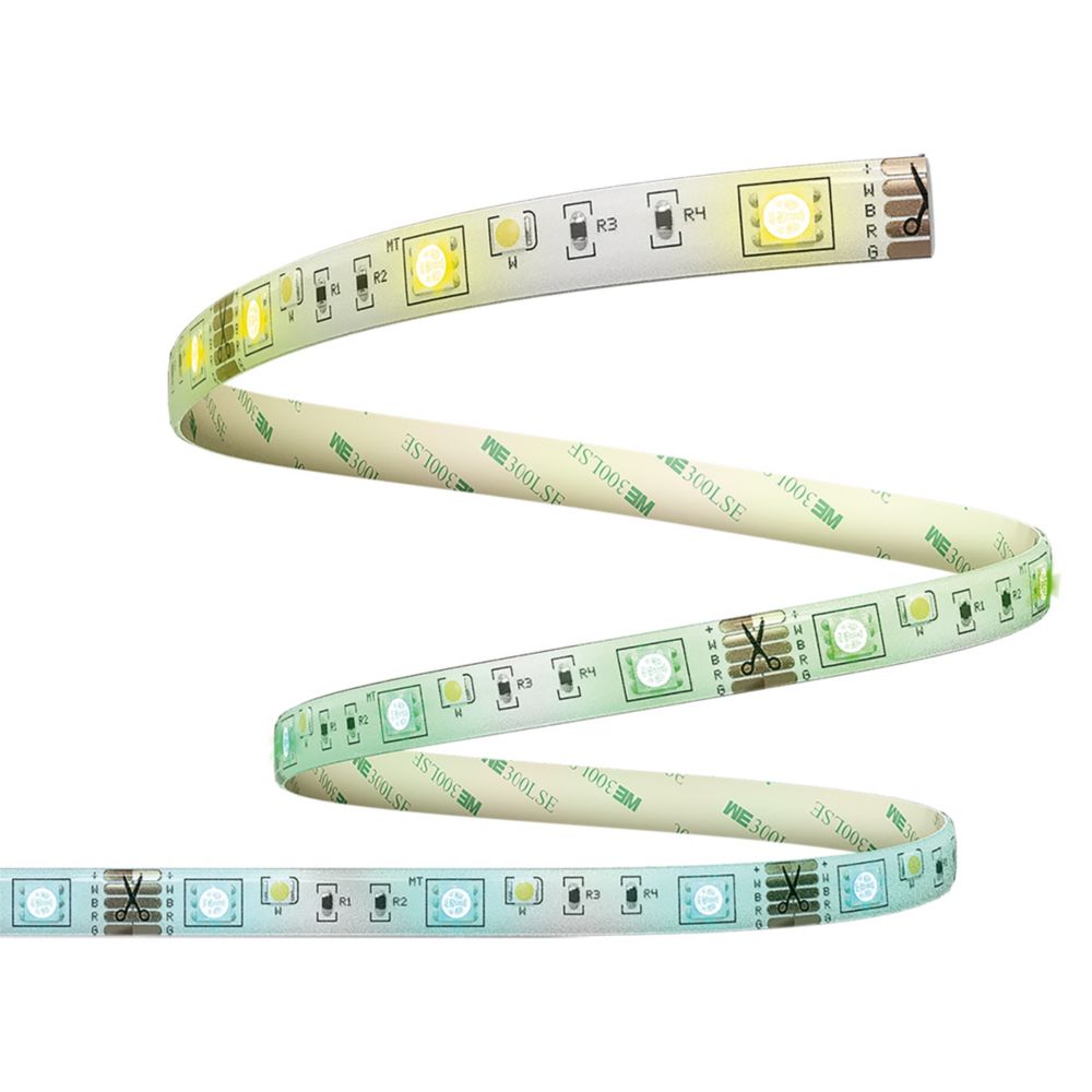 Calex 2m LED RGB+CCT Strip Light 6.8W 480lm - Screwfix