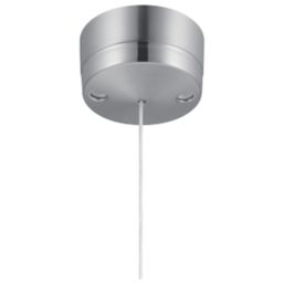 LAP 6A 2-Way Pull Cord Switch Brushed Steel - Screwfix
