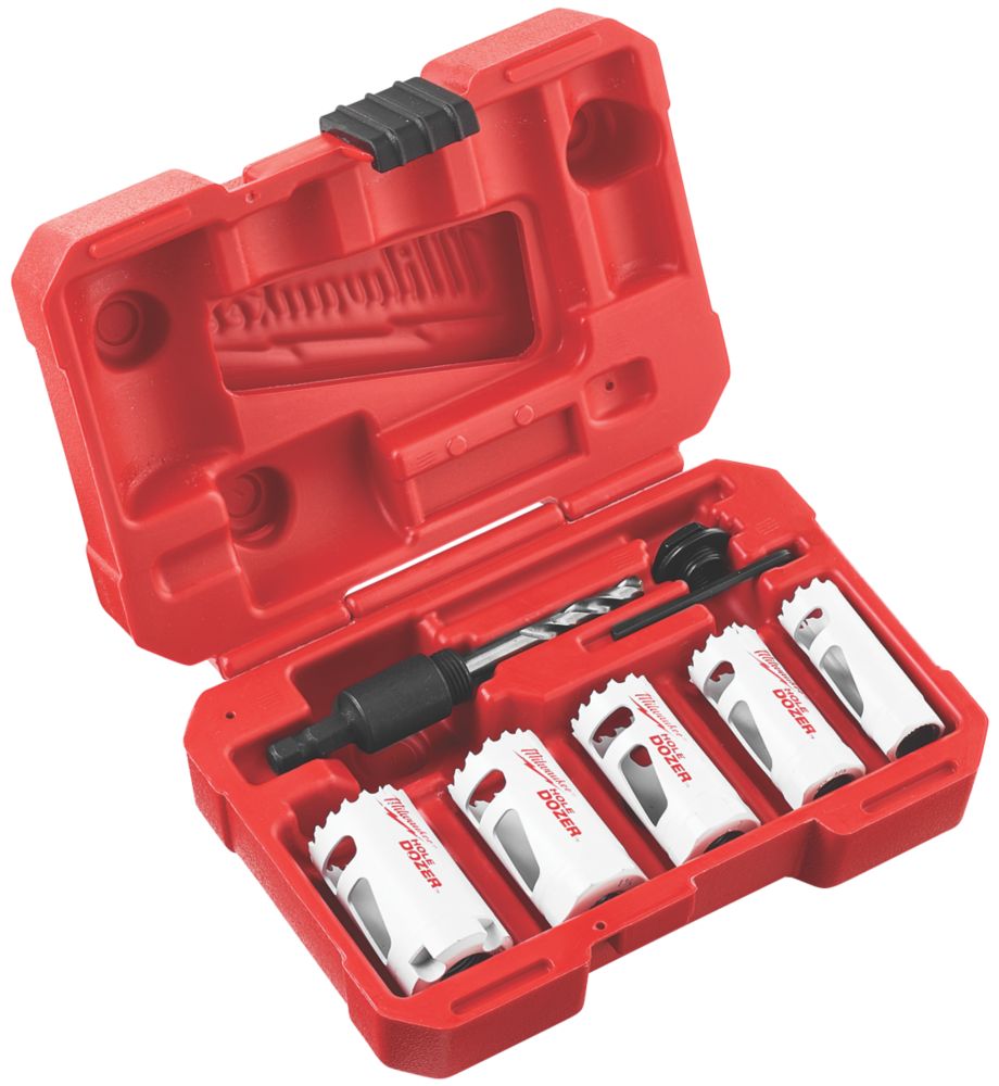 Milwaukee Holedozer 5-Saw Multi-Material Holesaw Set - Screwfix