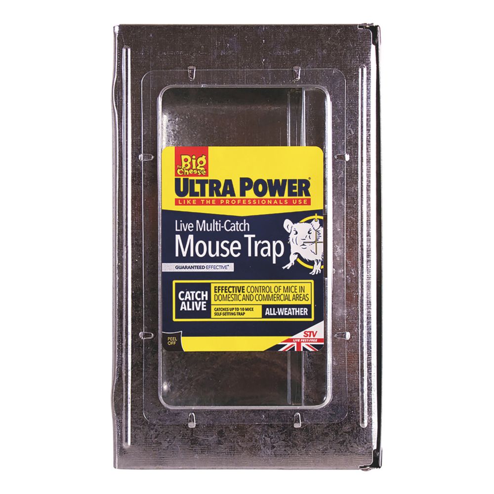 The Big Cheese Ultra Power Mouse Live-Catch Trap - Screwfix