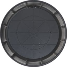 Luceco Atlas Outdoor Round LED Hooded Bulkhead Black 12/19W 1250/2100lm ...