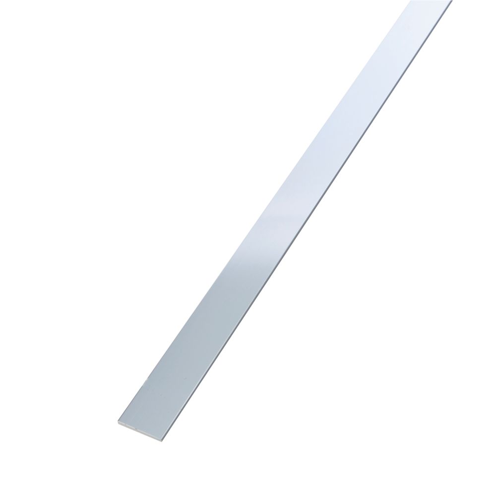 Rothley Anodised Finish Flat Bar 1m x 20mm x 2mm - Screwfix