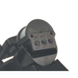 4lite Outdoor LED Security Light With PIR Sensor Black 46W 3719lm ...