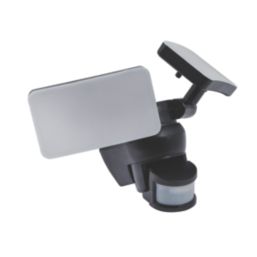 4lite Outdoor LED Security Light With PIR Sensor Black 46W 3719lm ...