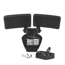 4lite Outdoor LED Security Light With PIR Sensor Black 46W 3719lm ...