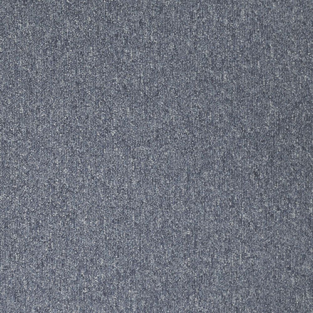 Classic Cornflower Blue Carpet Tiles 500 x 500mm 20 Pack - Screwfix