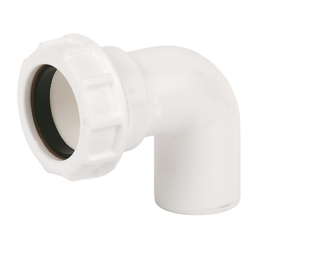 FloPlast WC27 Universal Compression Waste Conversion Bend 90° 40mm ...