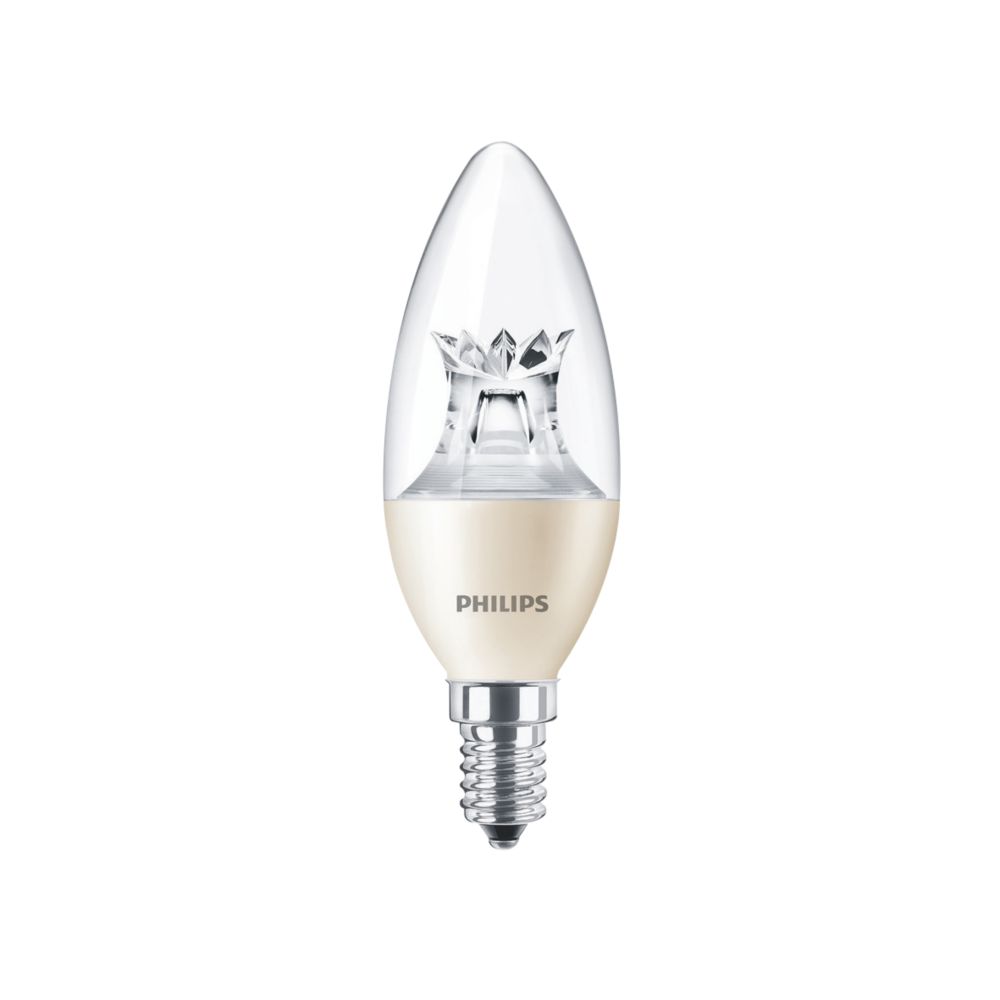 Philips E14 Candle LED Light Bulb 250lm 4W - Screwfix