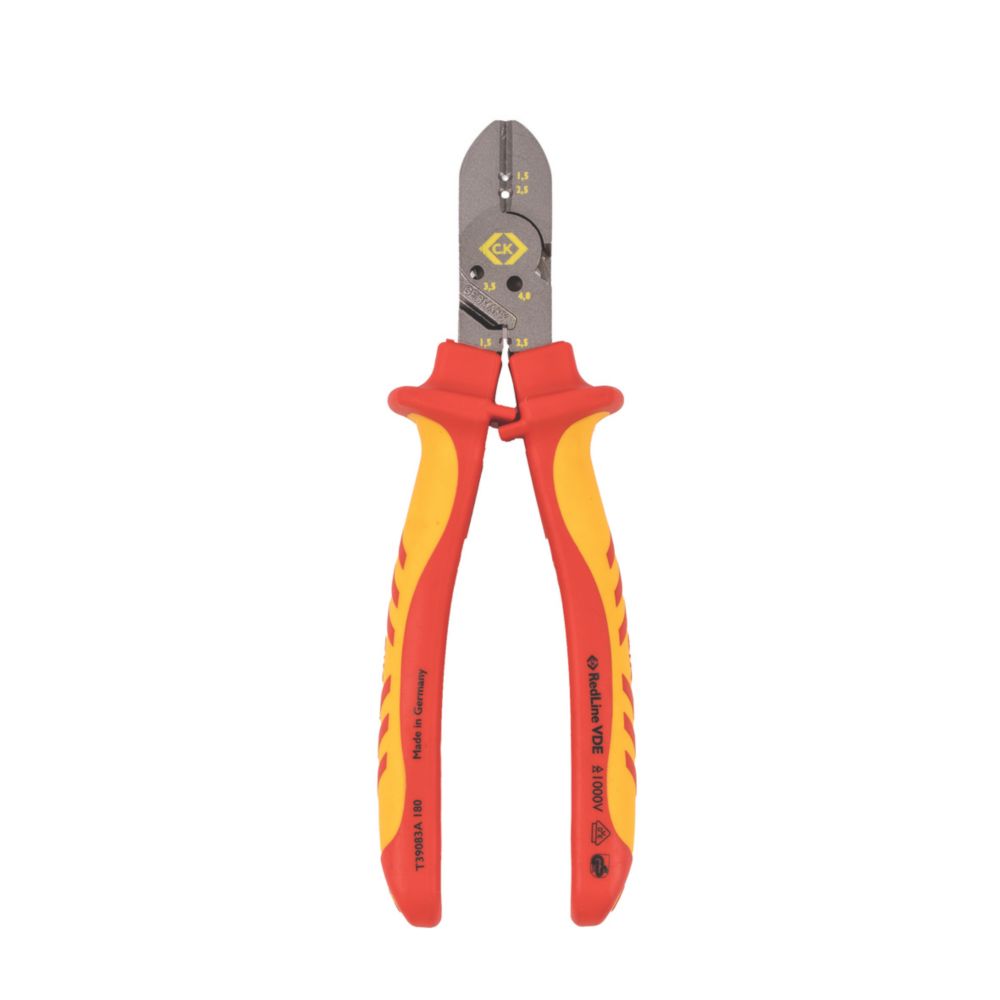 C.K Combicutter 3 Max VDE Combination Cable Cutters 7.5" (191m) - Screwfix